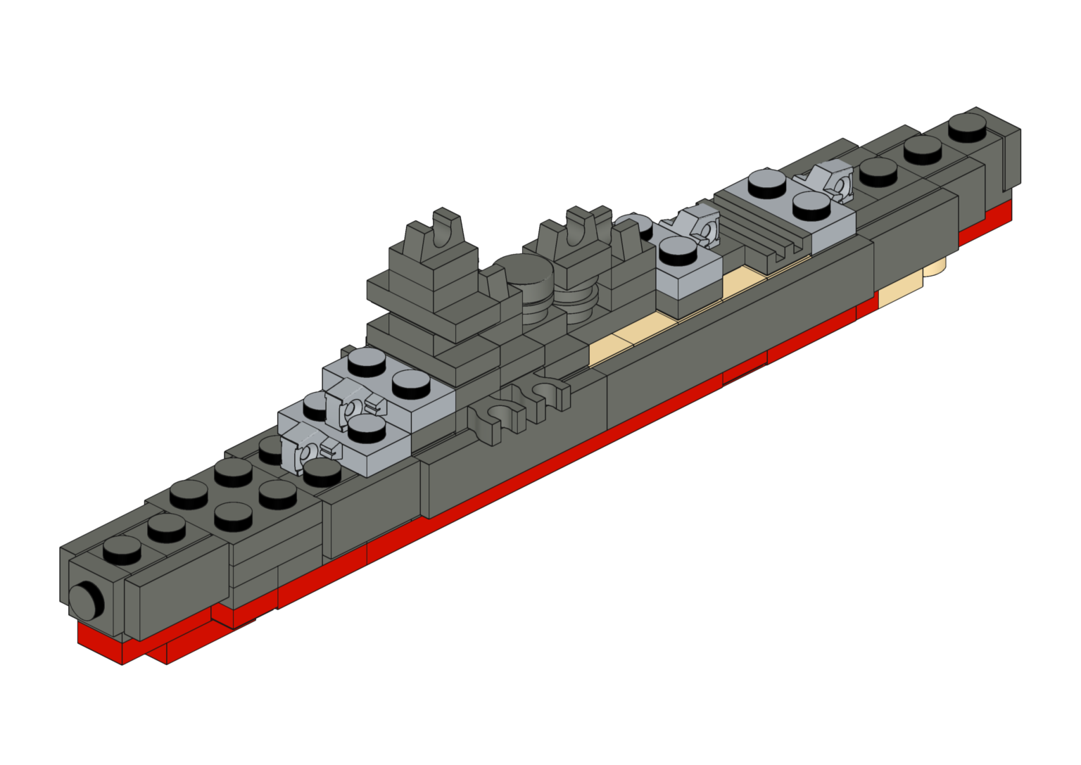 LEGO IJN Kongo Battleship MOC – The Bobby Brix Channel