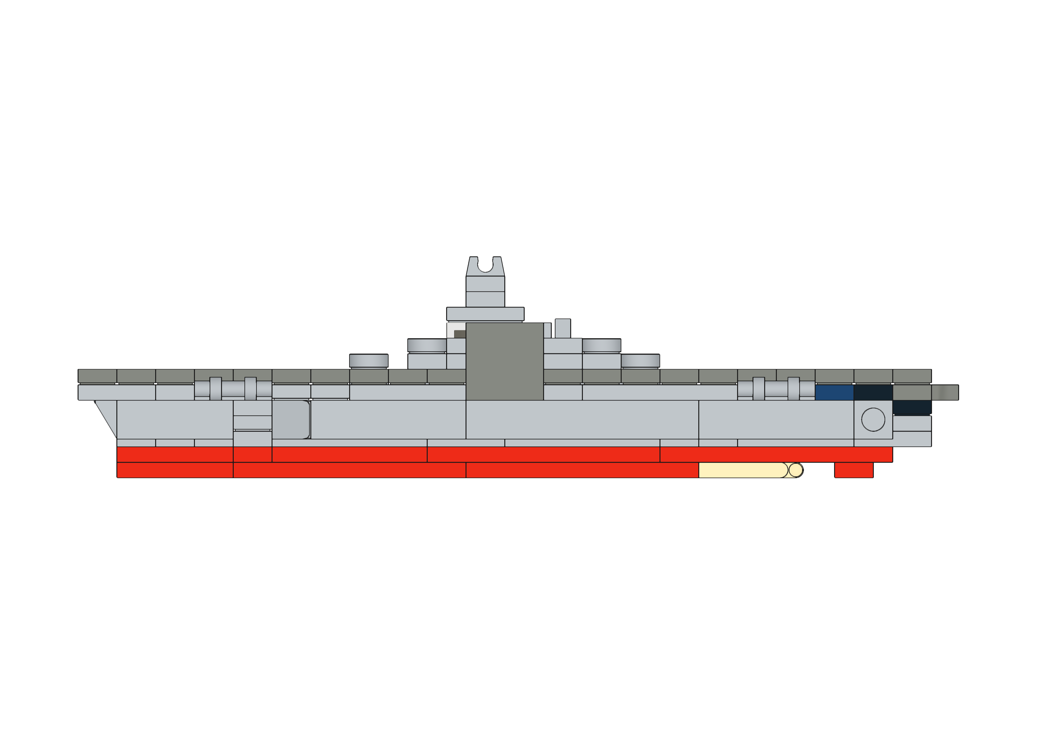 LEGO USS Essex (CV-9) MOC