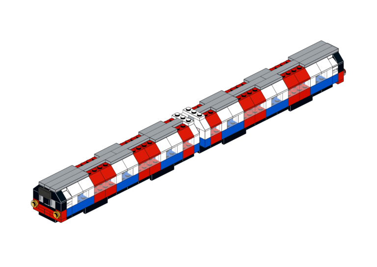 LEGO London Tube 1996 Stock Train MOC
