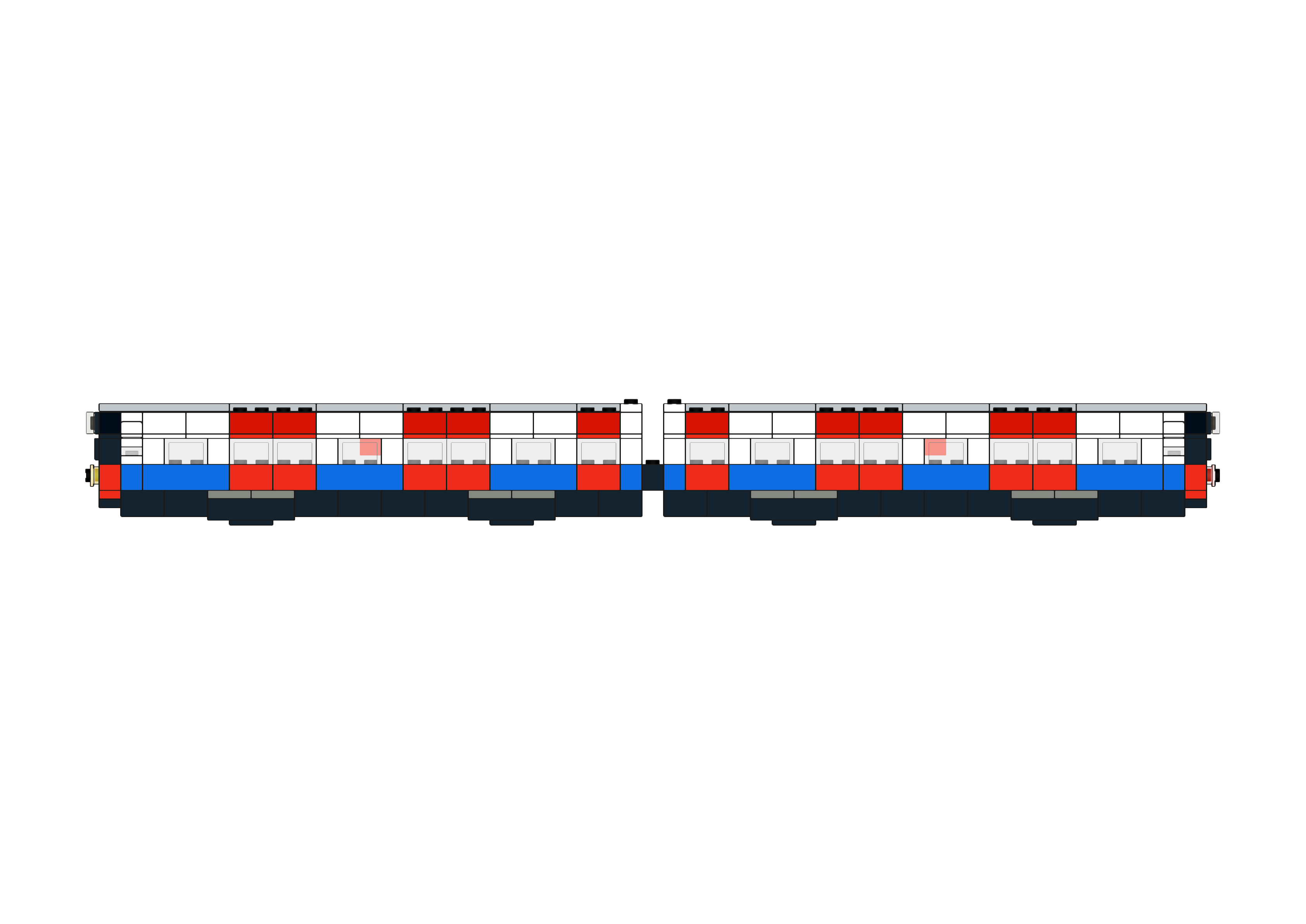 LEGO London Tube 1996 Stock Train MOC