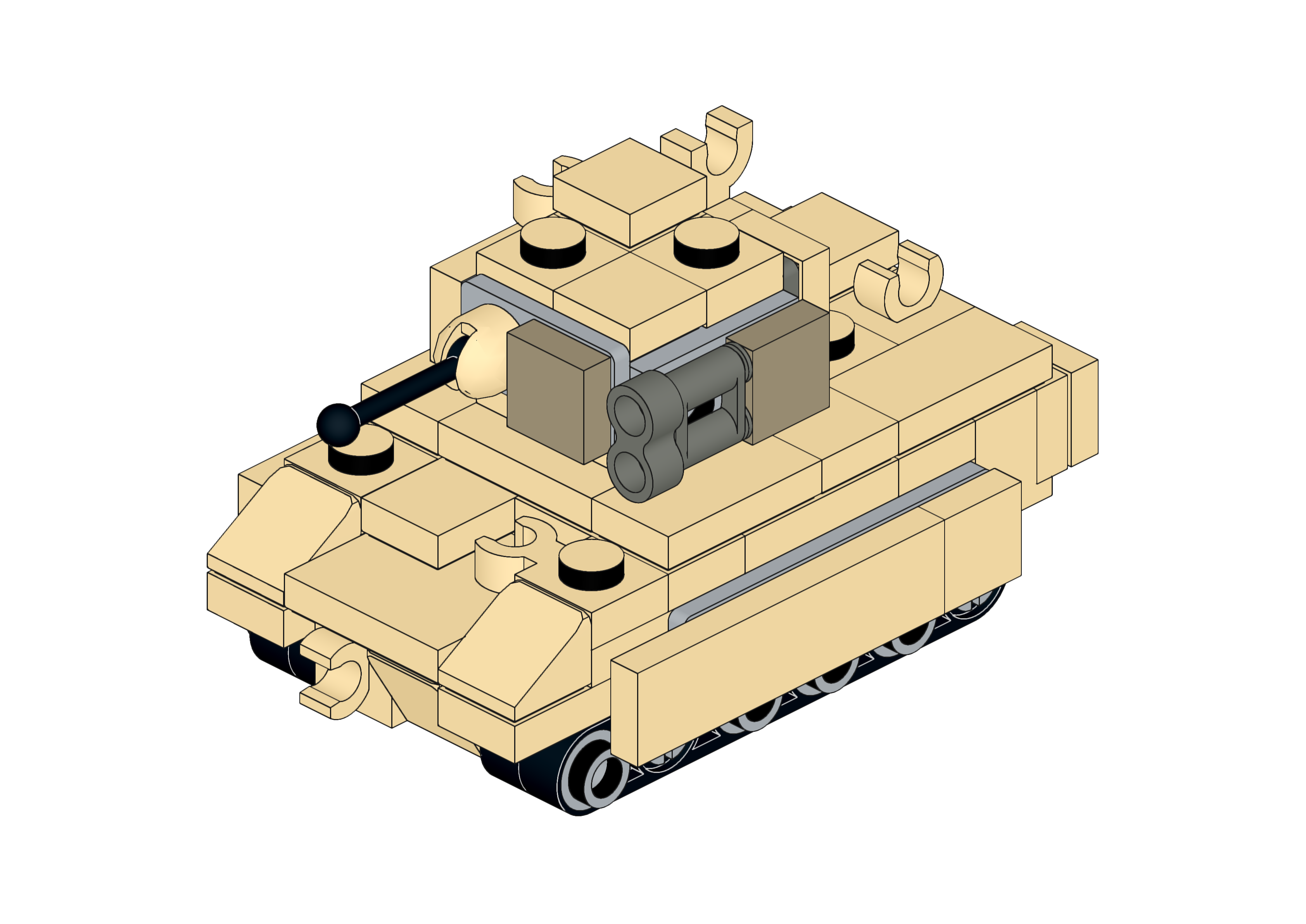 LEGO M2 Bradley IFV MOC