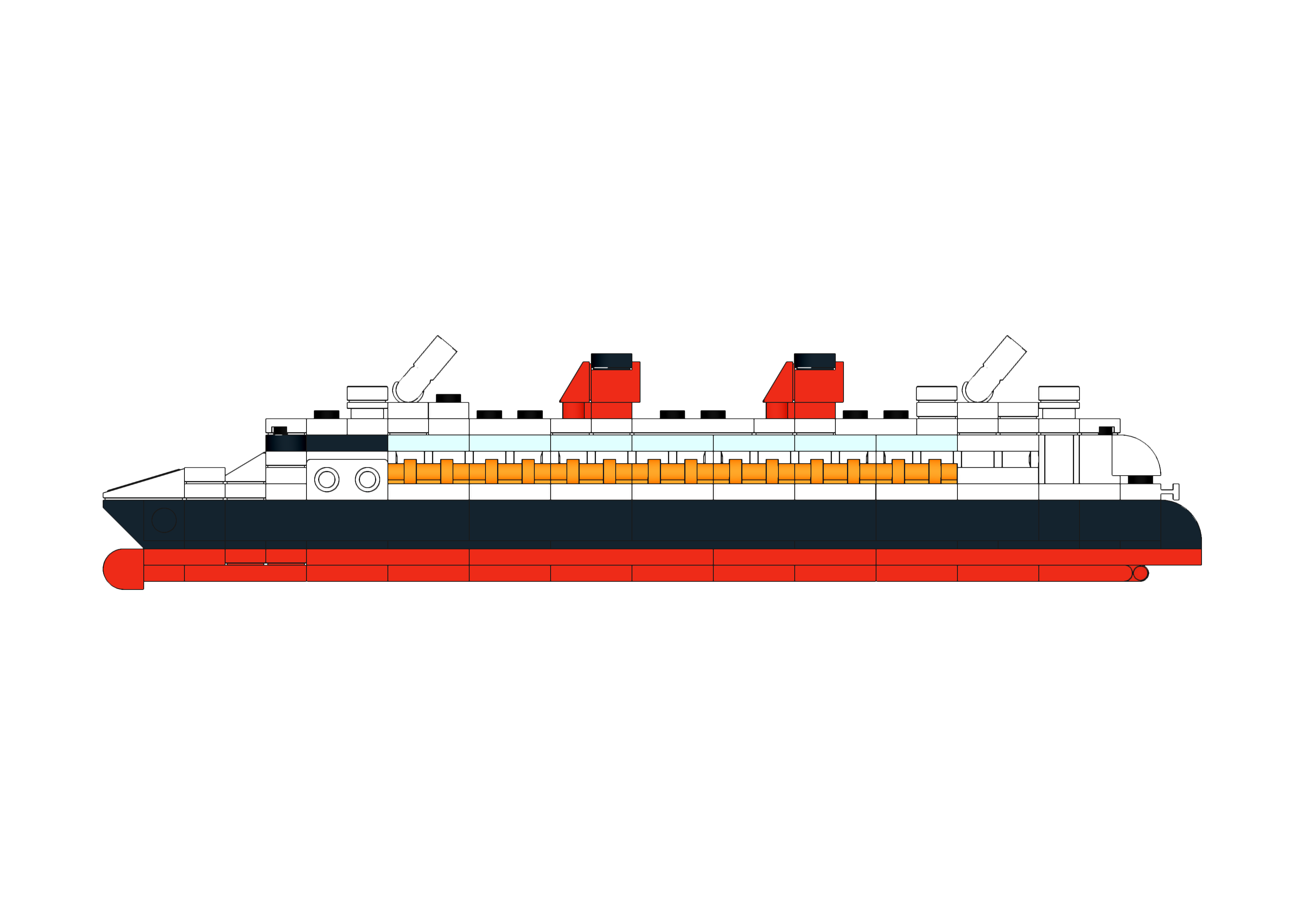 LEGO Disney Magic Cruise Ship MOC