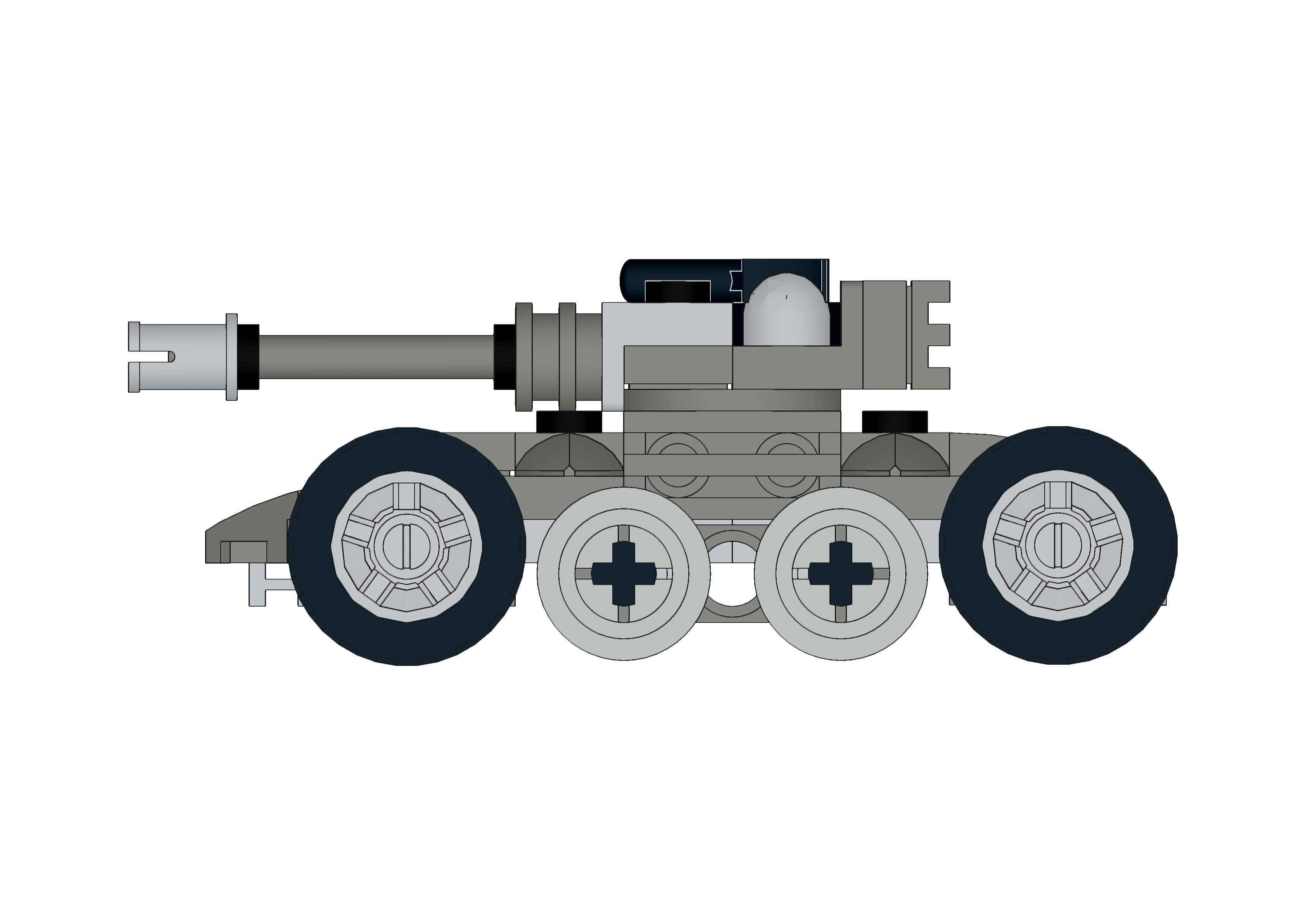 LEGO Panhard EBR MOC