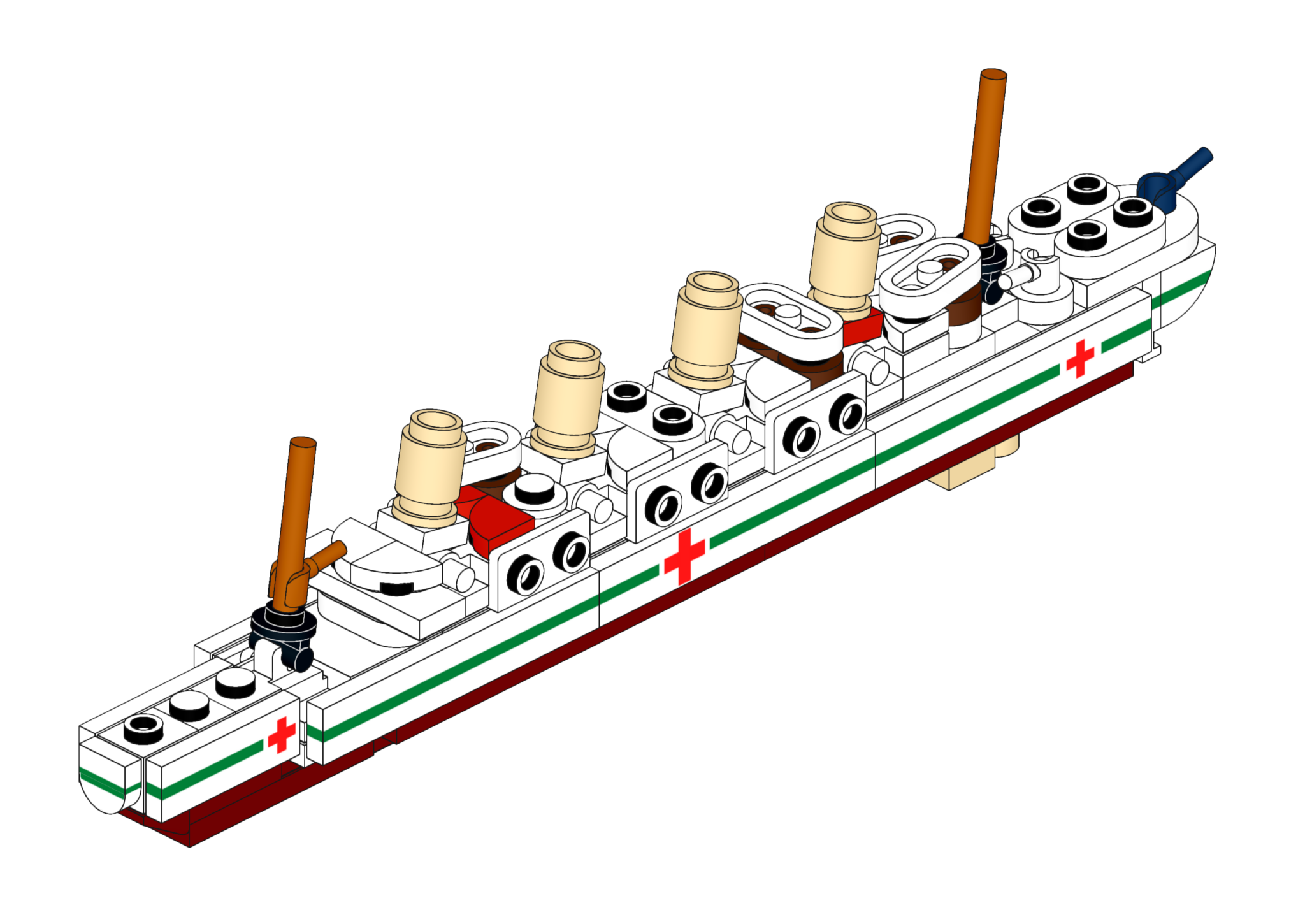 LEGO HMHS Britannic MOC