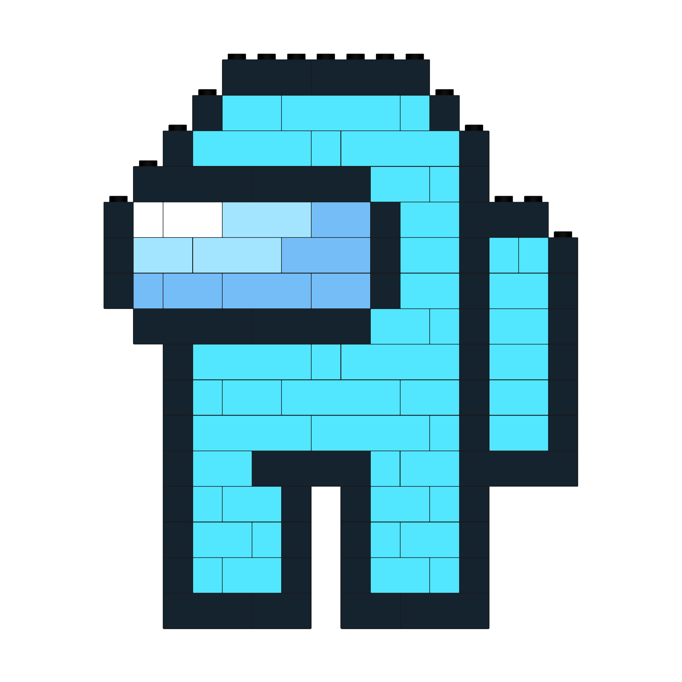 LEGO Among Us Cyan Crewmate MOC – The Bobby Brix Channel
