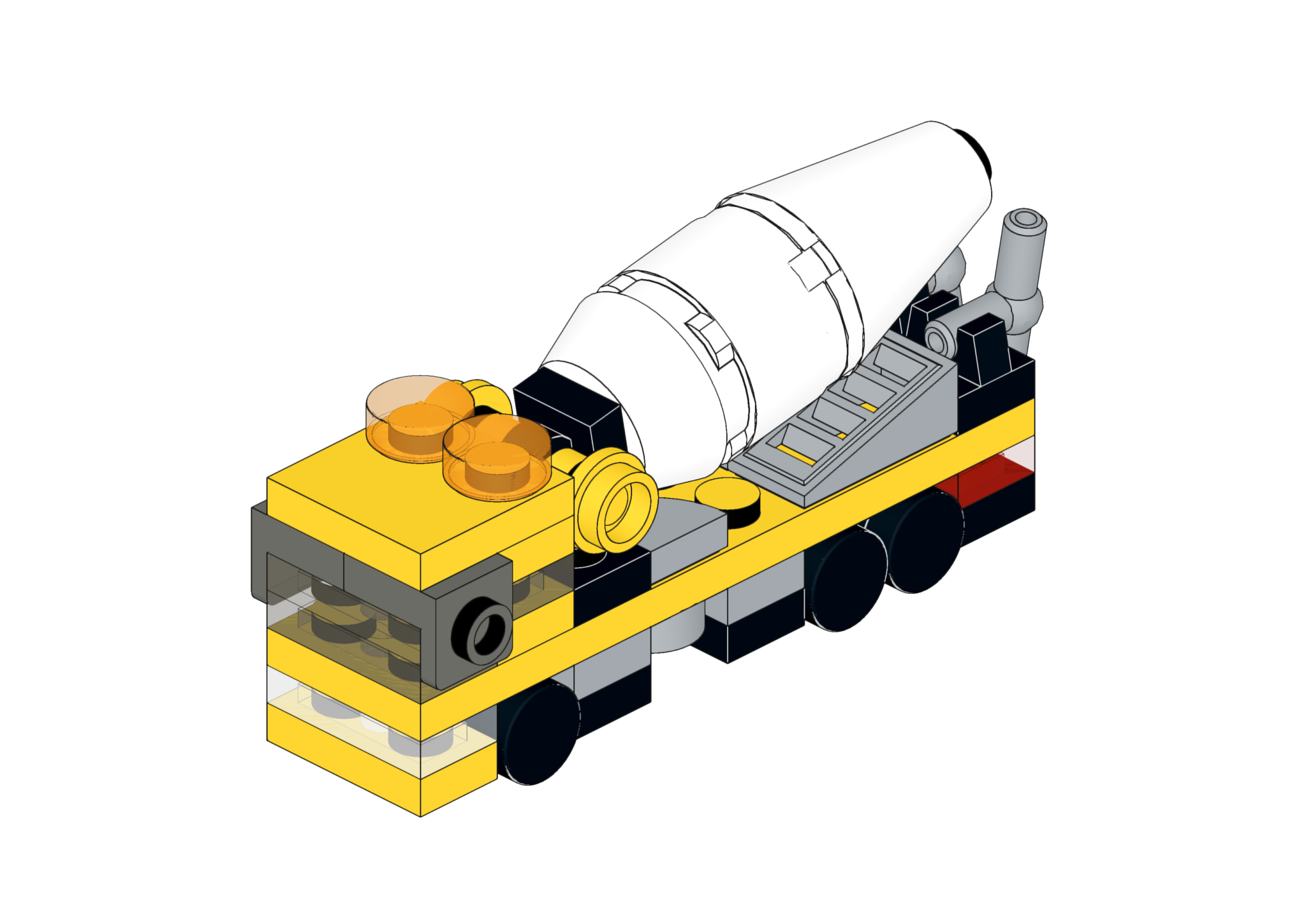 LEGO Cement Truck MOC – The Bobby Brix Channel