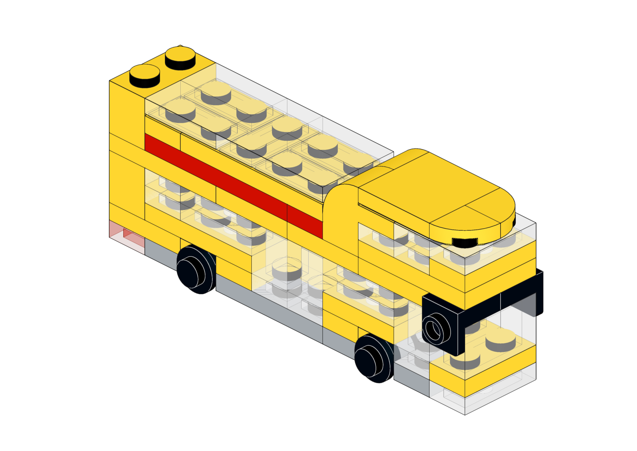 LEGO Micro Sightseeing Bus MOC