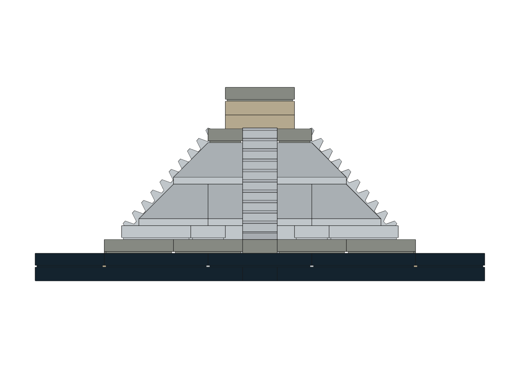 LEGO Temple of Kukulcan MOC