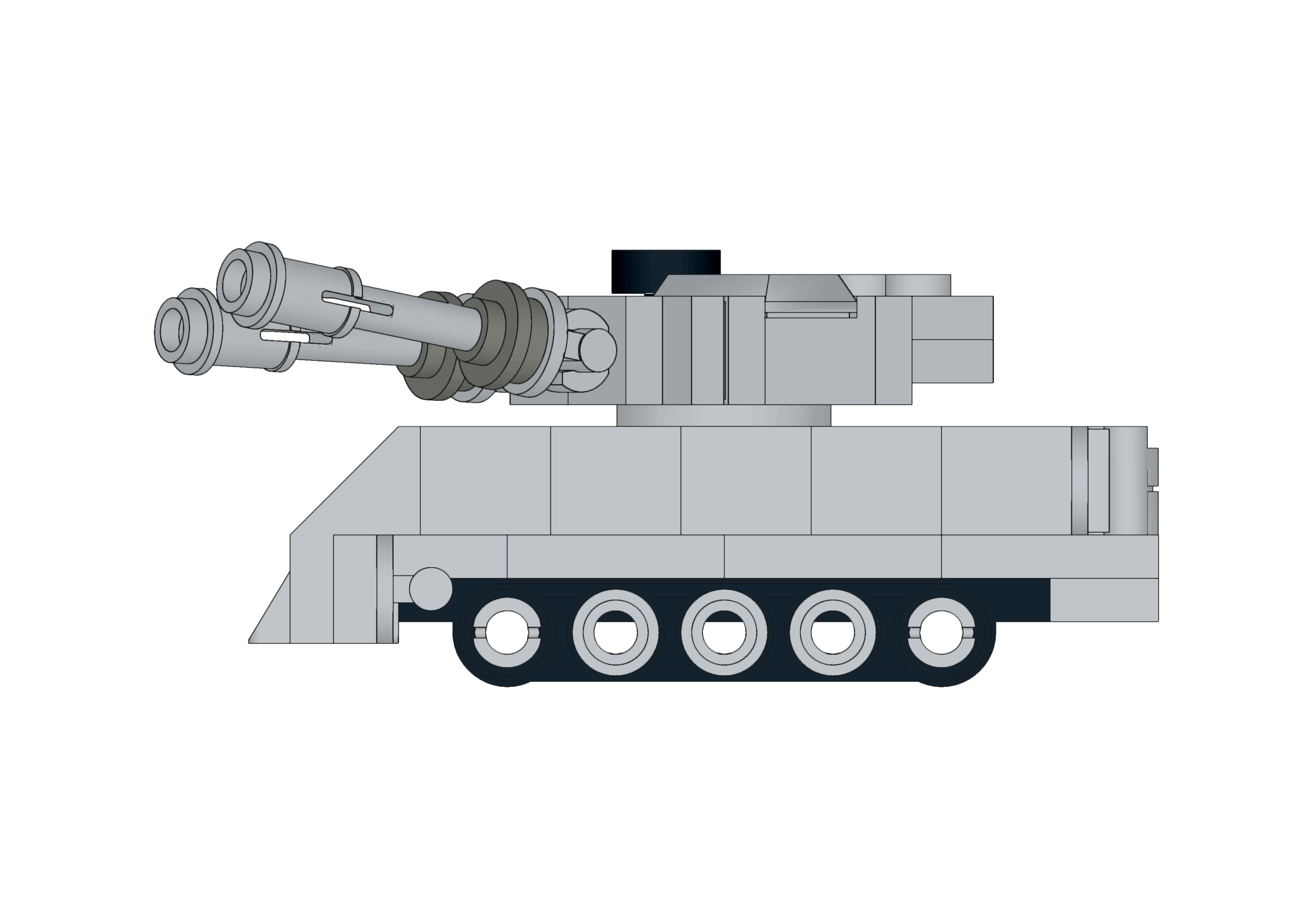 LEGO Double Barrel Tank MOC – The Bobby Brix Channel