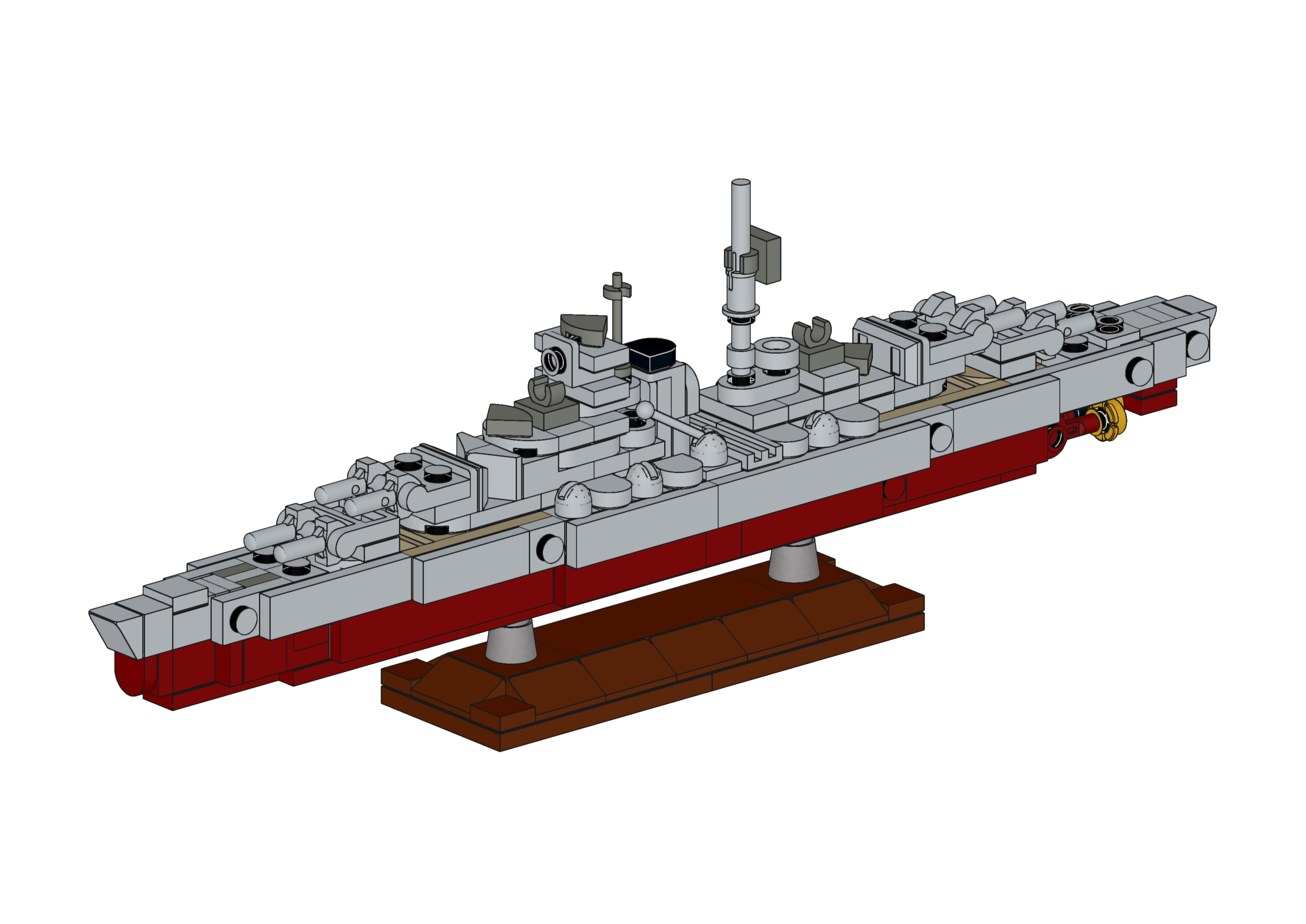 LEGO Battleship Bismarck MOC – The Bobby Brix Channel