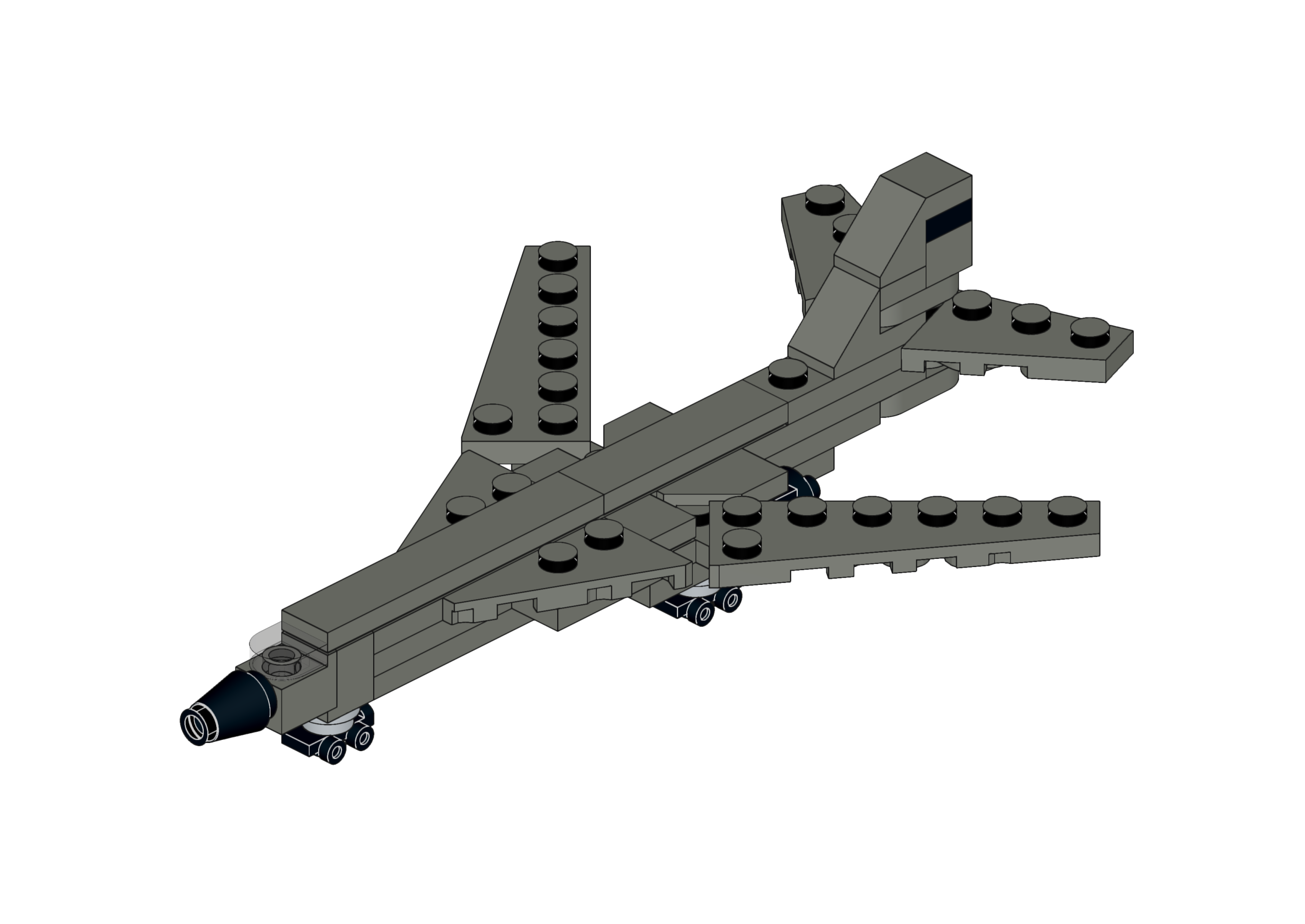 LEGO Rockwell B-1 Lancer Bomber MOC – The Bobby Brix Channel