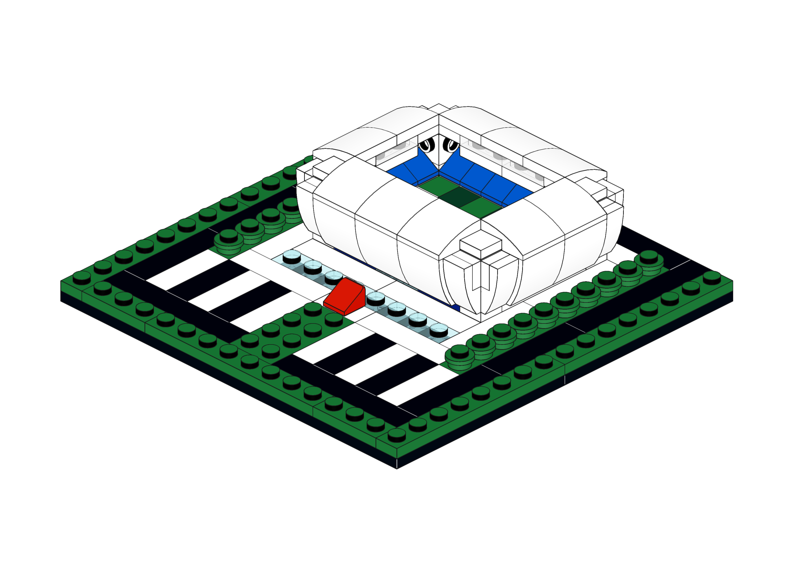 LEGO Sports Stadium MOC