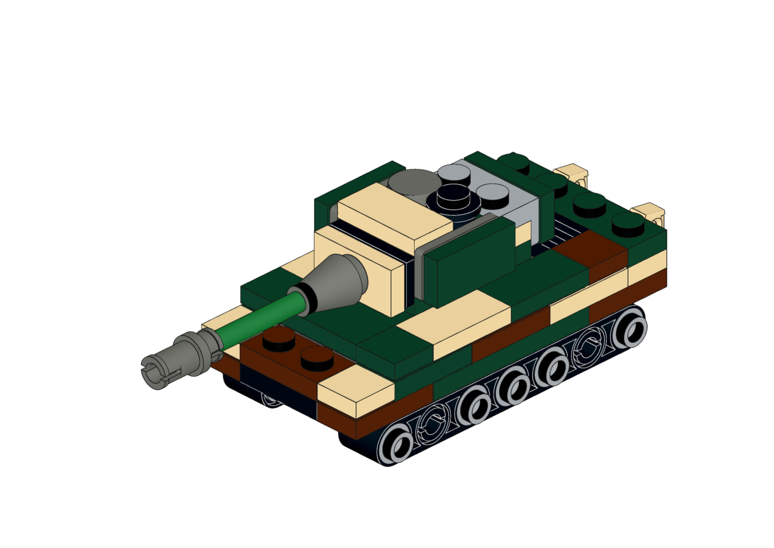 LEGO Tiger II Tank MOC – The Bobby Brix Channel